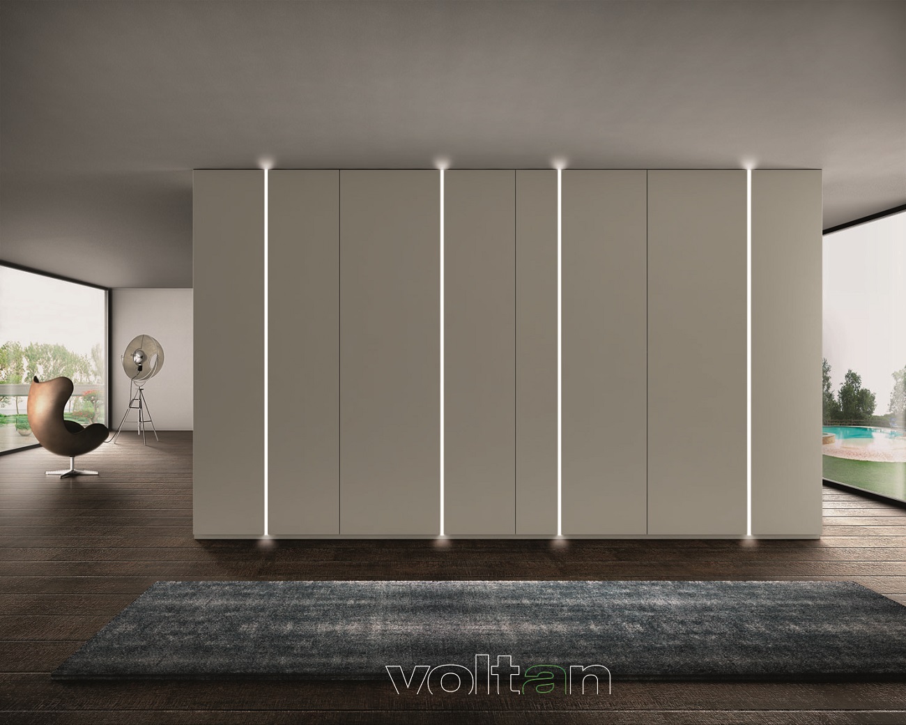 Armadi moderni ante battenti scorrevoli