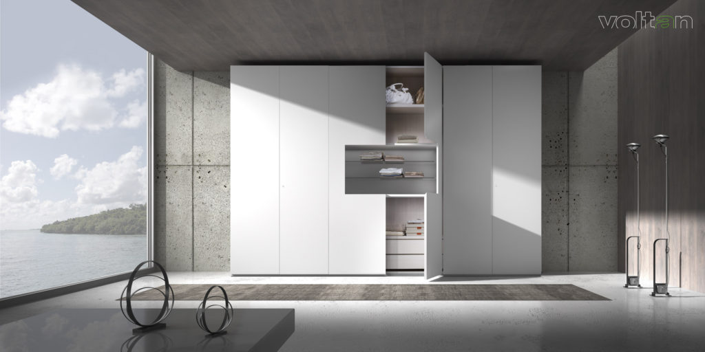 Armadi moderni bianchi per camera da letto