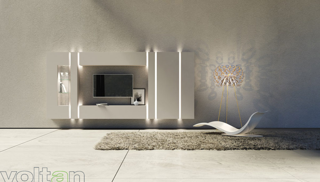 Mobili TV di design: pareti attrezzate per soggiorni moderni